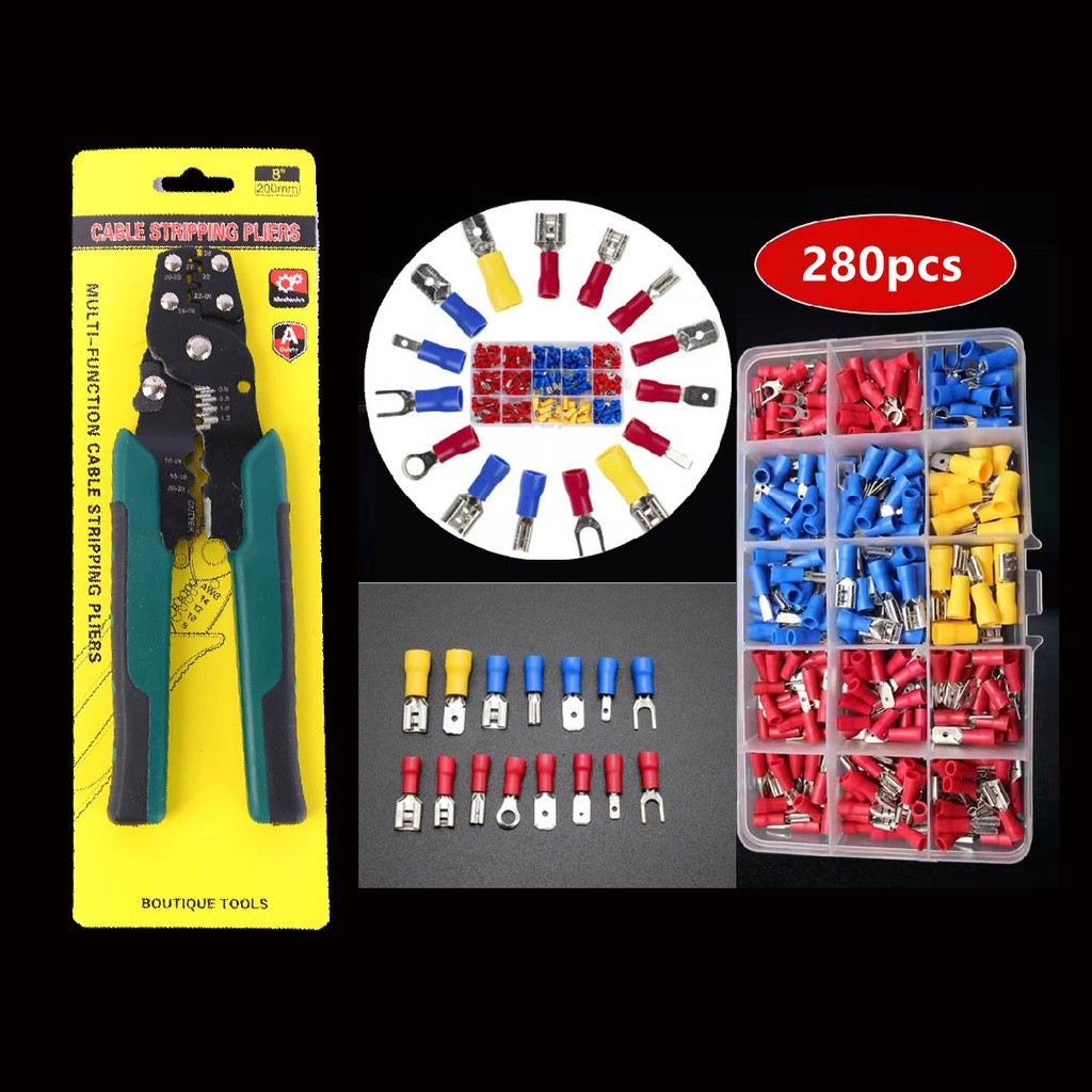 Ship Within 24 Hours 280pcs Assorted Insulated Wire Connectors ...
