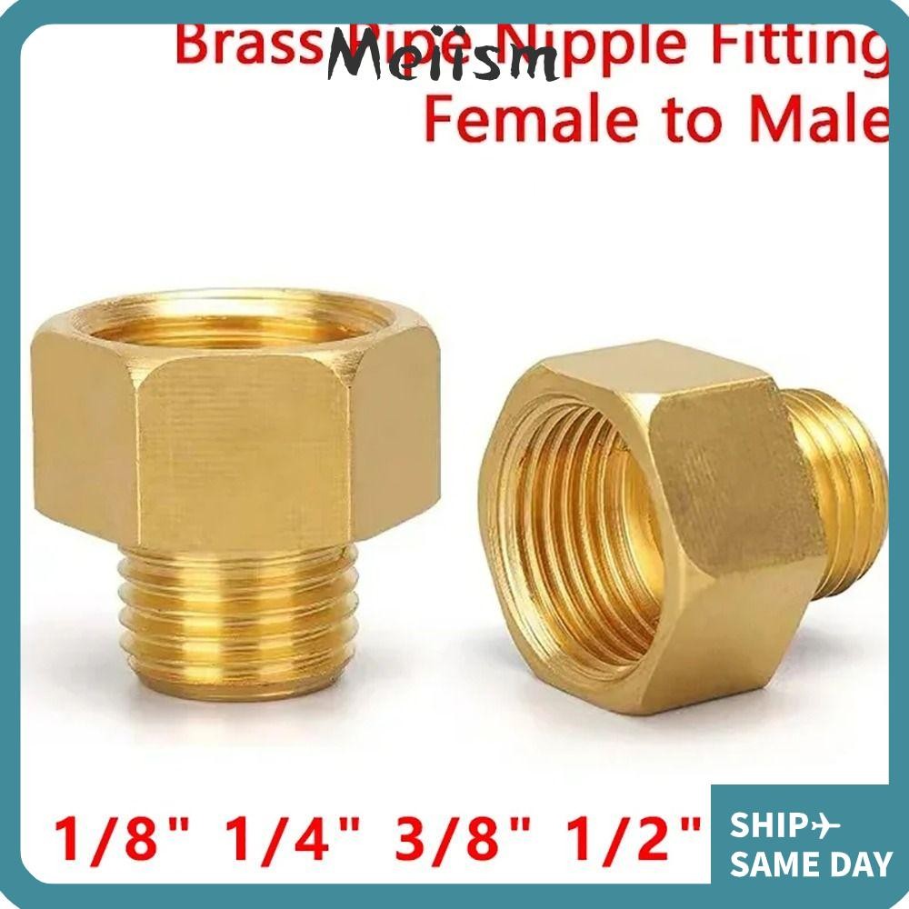 MEIISM 1Pcs Pipe Fitting, Female to Male Threaded Reducer Hex Bushing ...