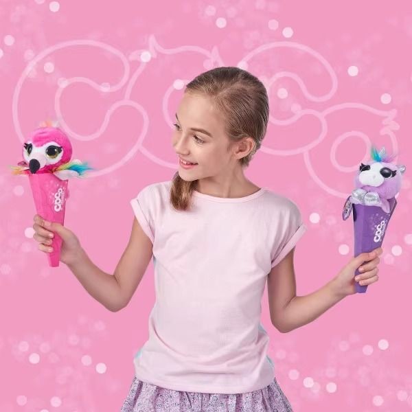 ZURU Ice Cream cone Big Eye cute COCO Unicorn small girl plush doll ...