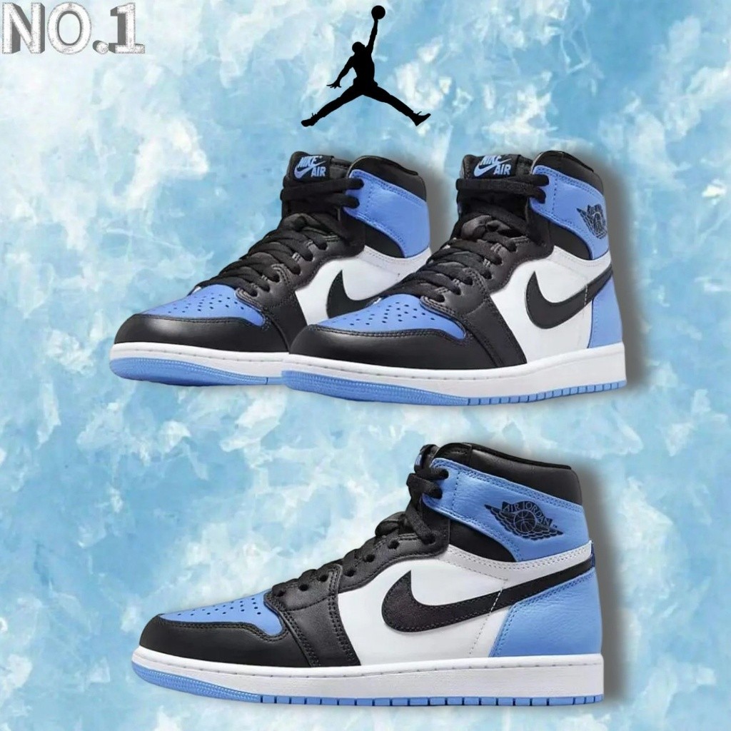 Air Jordan 1 High OG University Blue unc toe Trendy Classic High-Top ...