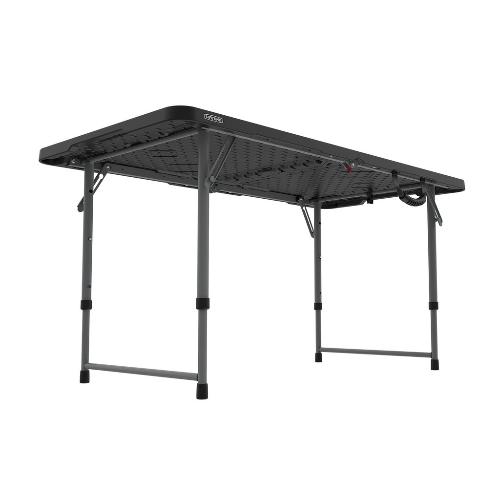 LIFETIME 4FT BLK RSDNTL F/H ADJSTBLE TABLE #81135 | Shopee Philippines