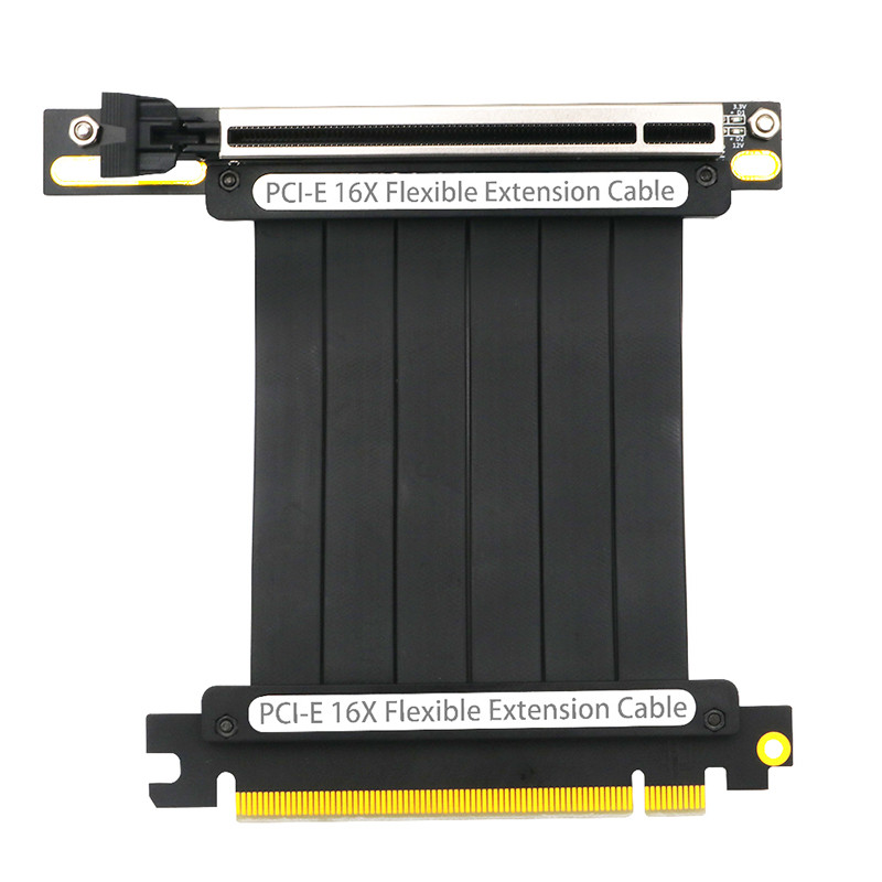 20CM PCI Express 3.0 X16 Riser Flexible Cable 8G High Speed 90 Degree ...