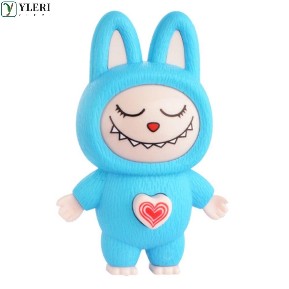 YLERI Labubu Face Changing Doll, Face Change Interactive Face Changing ...