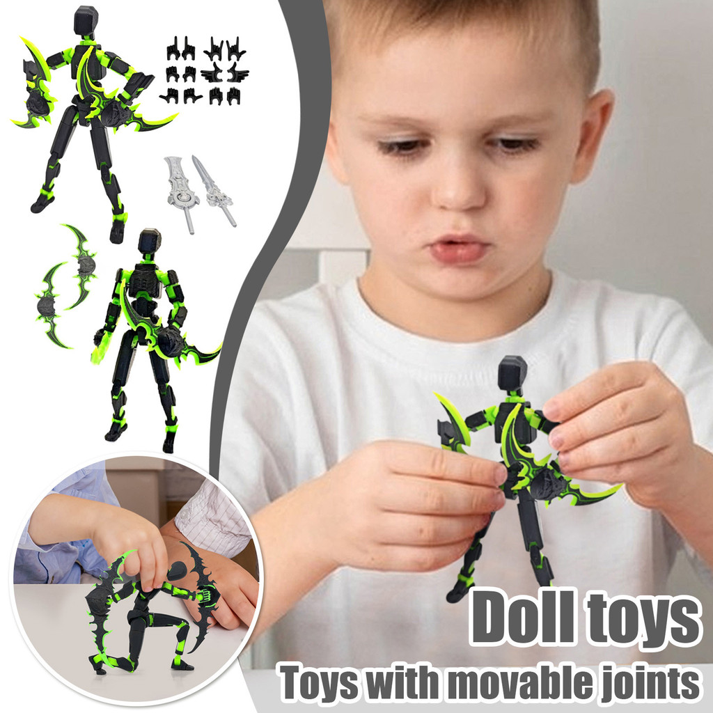 Mobile Doll Set, 3D Printed Titan Robot Mobile Doll, Posable Mobile ...