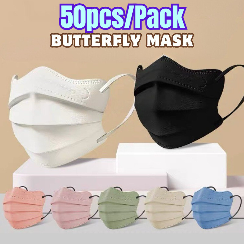 50pcs/Pack Arte Korea Face Mask for Adults, 2D Protective Health Face ...