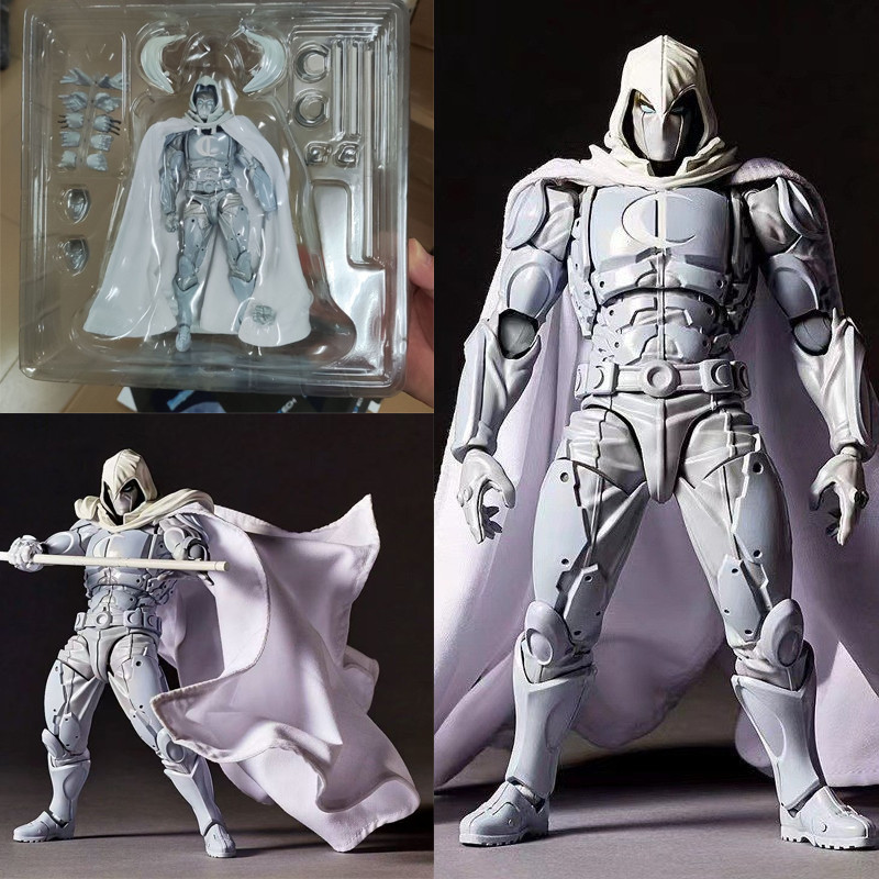 Revoltech Amazing Yamaguchi Moon Knight Action Figure Model | Shopee ...