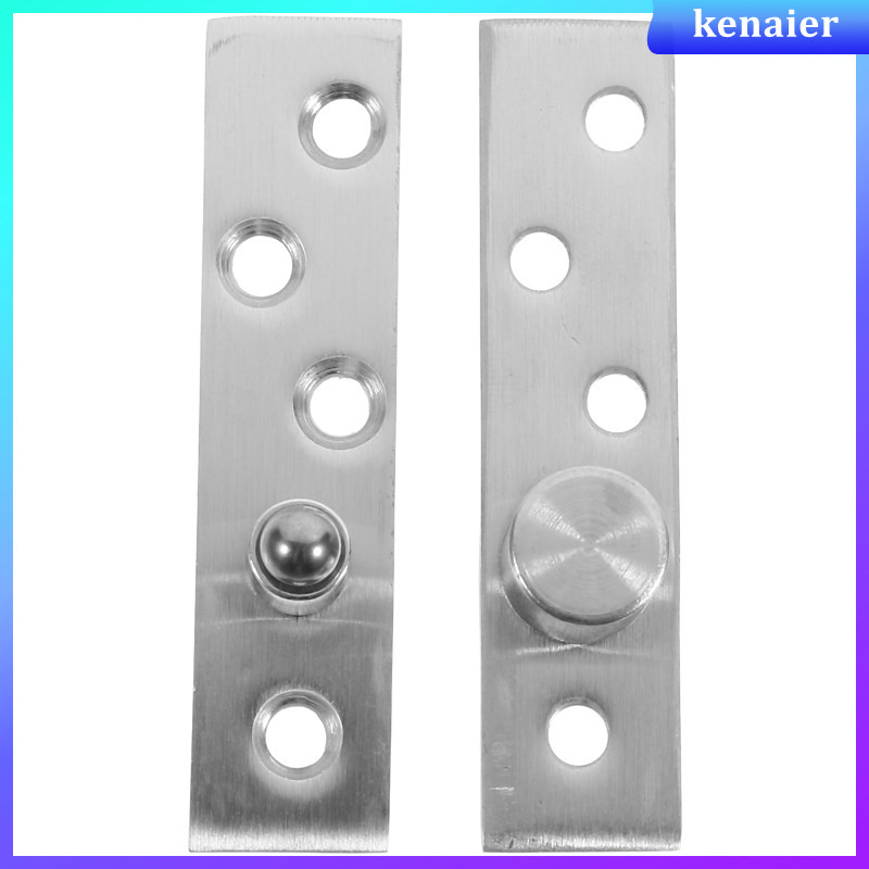 2 Pcs Revolving Wooden Door Hinge 360 Degree Small Shed Rotating Pivot ...