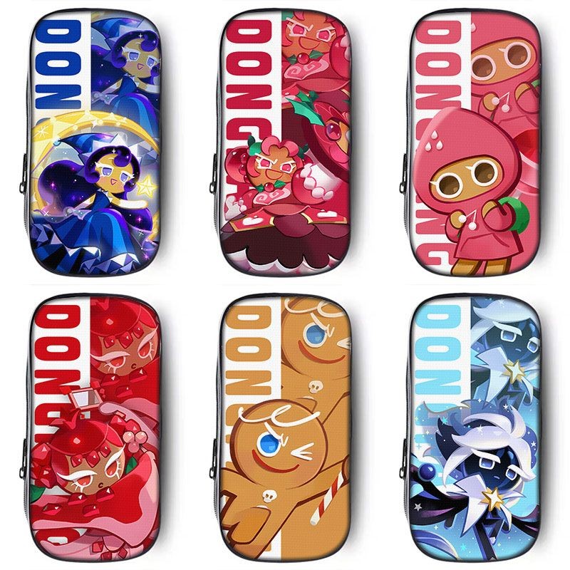 Cookie Run: Kingdom Custom Canvas Pencil Bag Multi-layer Pencil Case ...