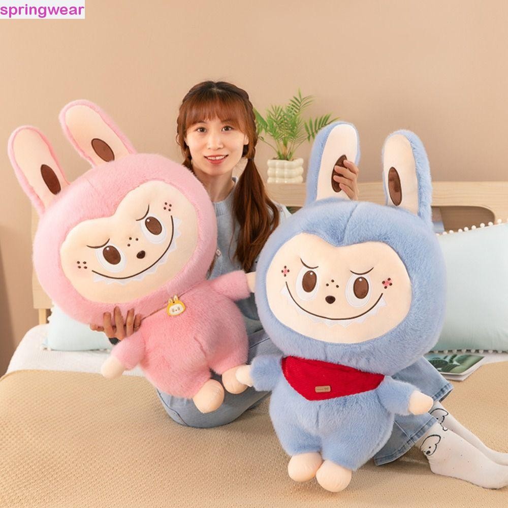 SPRINGWEAR Labubu Plush Stuffed Doll, Big Eye Stuffed Labubu Time Plush ...