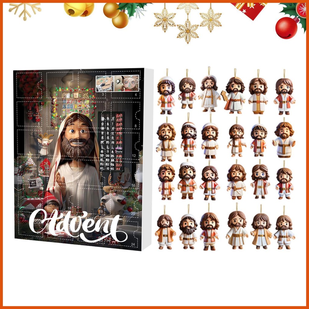 Christmas Countdown Calendar Nativity 2d Nativity Scene Story Calendar ...