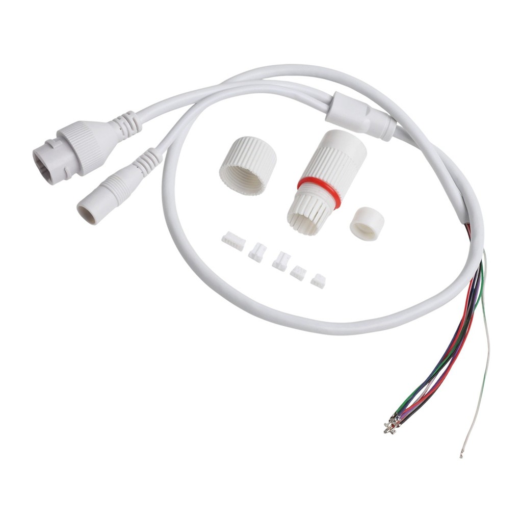 CCTV IP Camera Cable 4PIN And 2PIN Wires Easy Installation Power Over ...