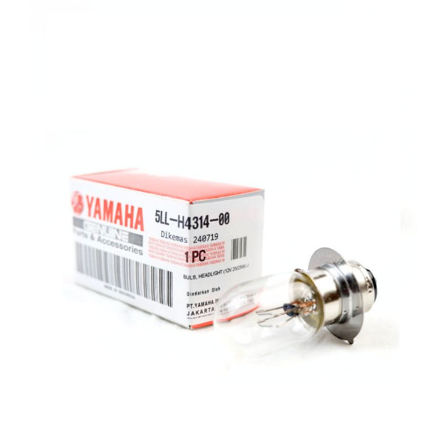 Yamaha Parts Motorcycle Headlight Bulb T19/1-Leg 12V 25/25W STANLEY ...