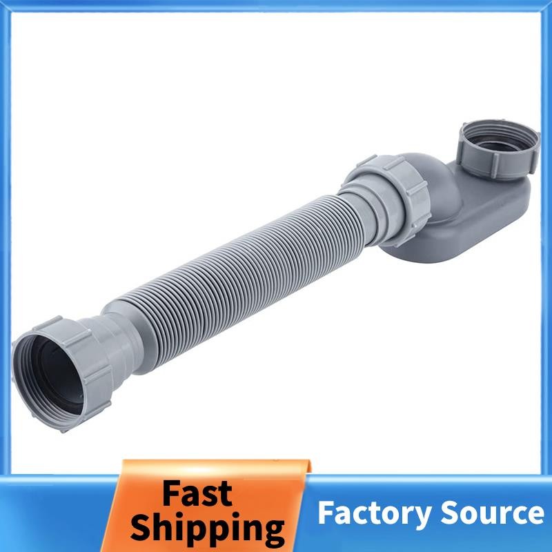 ABS Bathtub Shower Drain Pipe Flat P Trap Free Standing Tub Drain for ...