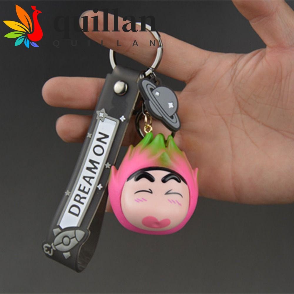QUILLAN Fruit Crayon Shin-chan Key Ring, Durian Lemon Crayon Shin-chan ...