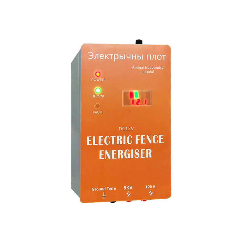 GG+Animal electronic fence energizer 2J electric fence pulser pasture ...