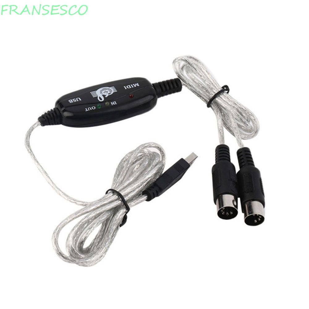 FRANCESCO MIDI to USB Cable Audio Equipment Professional MIDI Interface ...