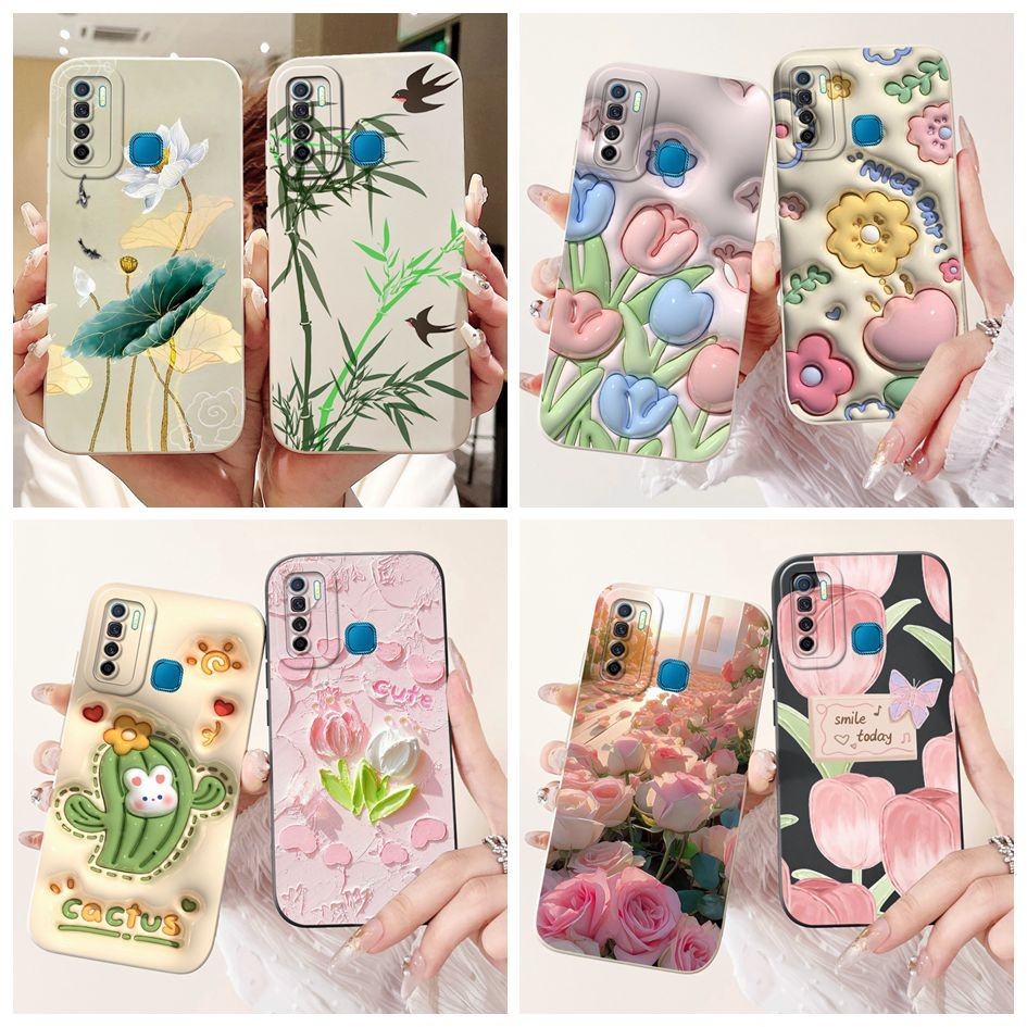 Case For Infinix S5 X652 / S5 Lite X652B X652C Shockproof Cover Popular ...
