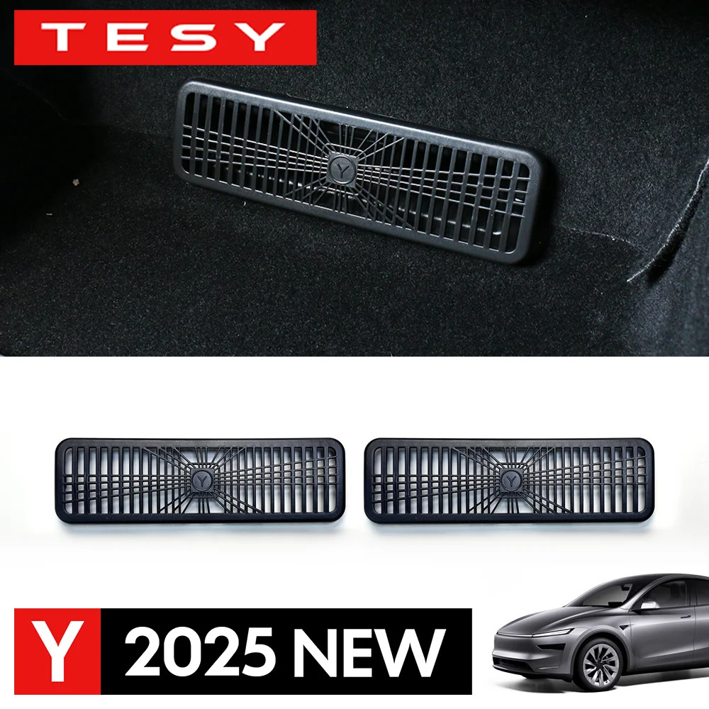 For Tesla Model Y 2025 Launch Under Seat Air Vent Protector Air Out let ...