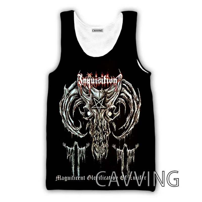 CAVVING 3D Printed Inquisition Band Tank Tops Harajuku Vest Summer ...