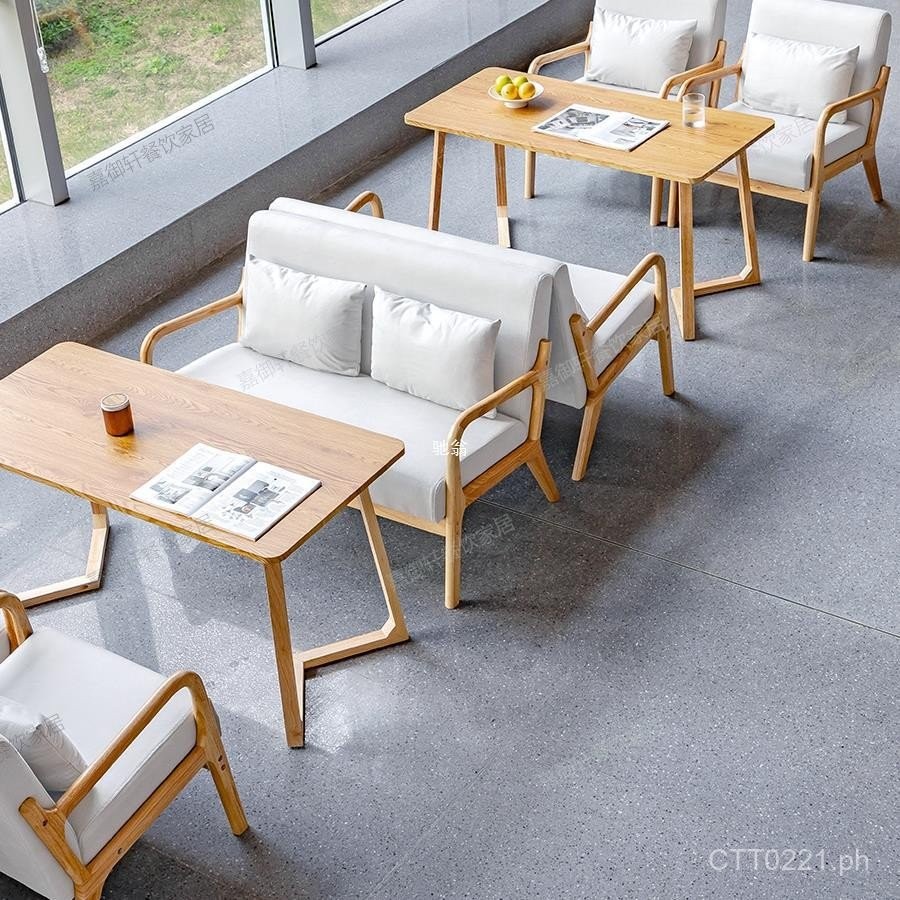 Reception Booth Book Style Combination Sofa H Bar Table and Chair Set ...