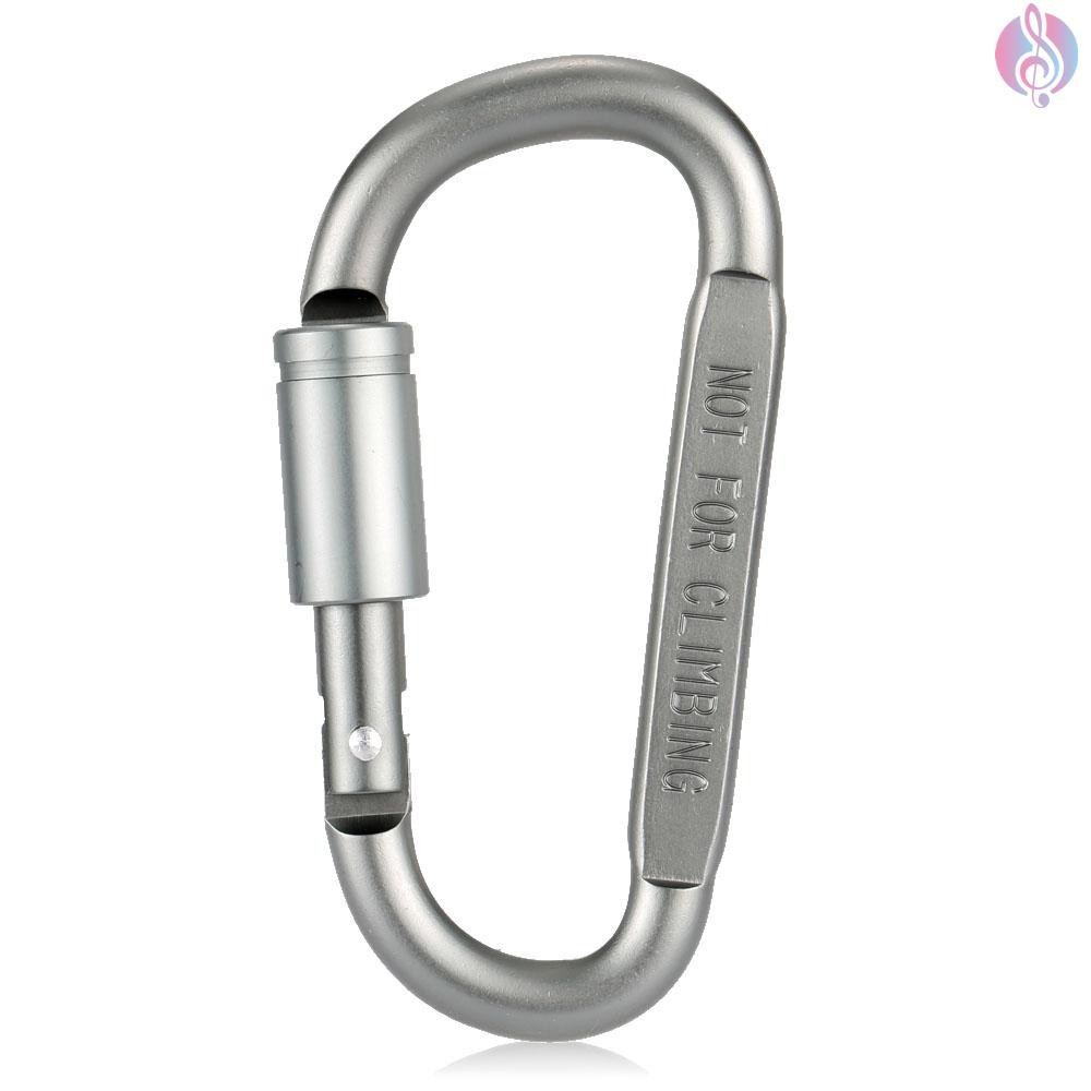 Fast Shipping Lixada Aluminum Alloy D-ring Locking Carabiner Screw Lock ...