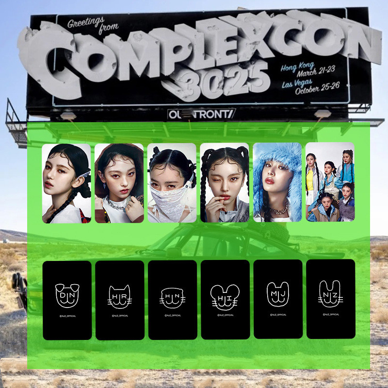 NEW JEAN Photocard COMPLEXCON HAERIN HAERIN HANNI MINJI Collection Card ...