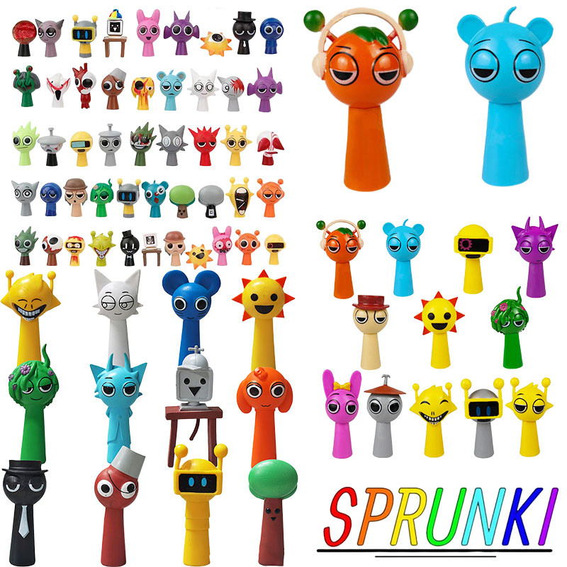 12pcs Set Sprunki Incredibox Mini Action Figurines for Kids Gifts ...