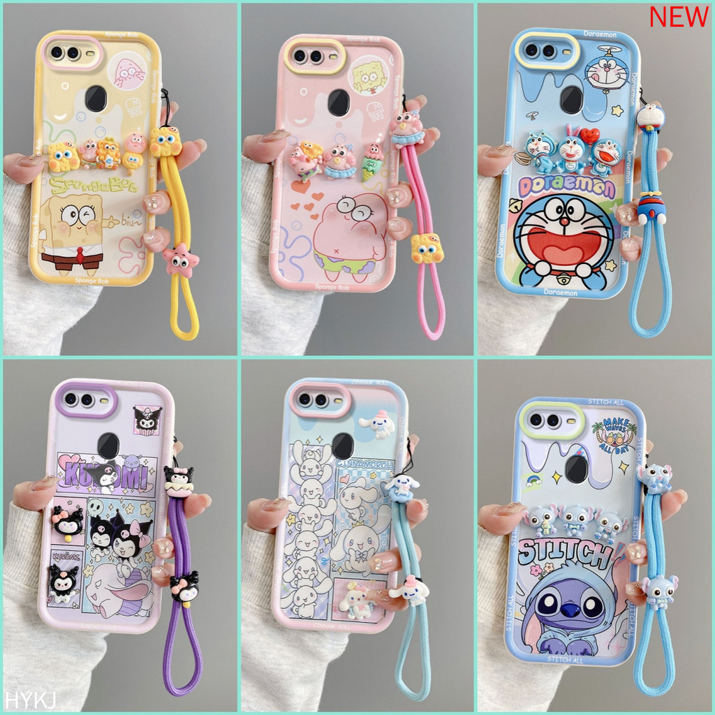 Case OPPO F9 A7 A12 A5S A12 Anti fall anime cartoon TPU soft silicone ...