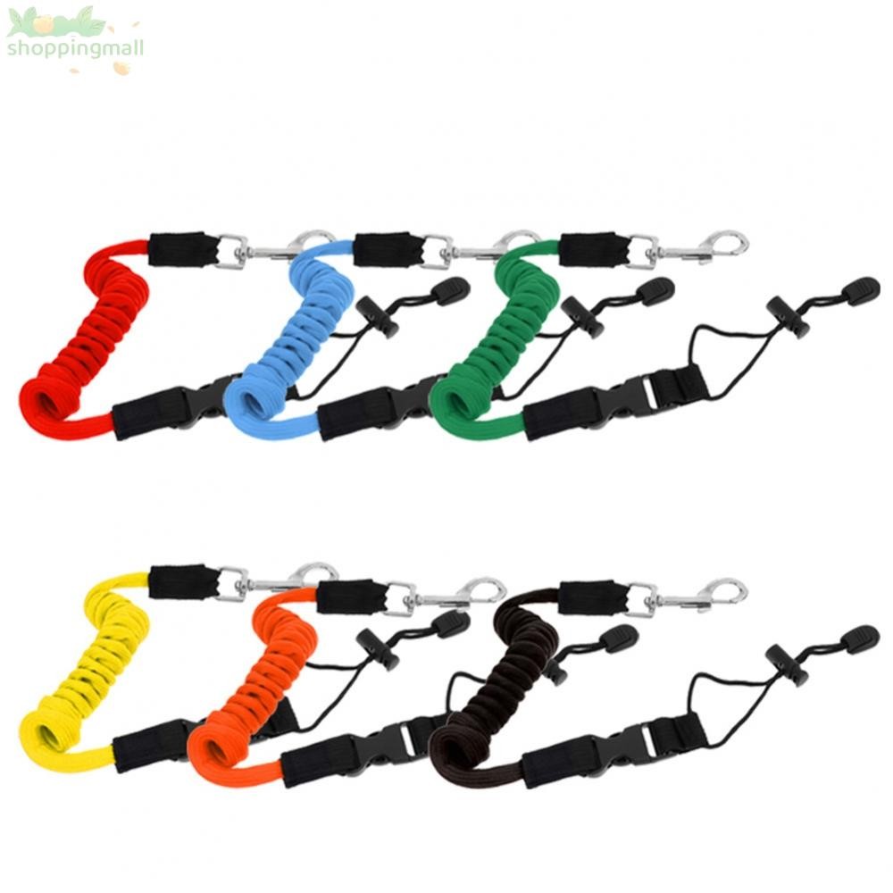 Kayak Canoe Inflatable Boat Paddle Elastic Coiled Leash Cord Oar Rope ...