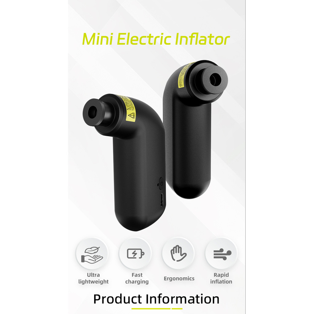 Rrskit Mini Electric Inflatable Pump Bicycle Inflatable Pump ...