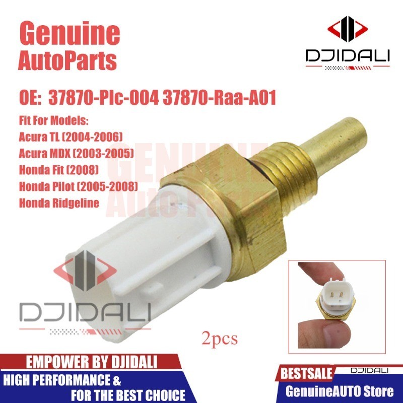 Available 2PCS Engine Water Coolant Temperature Sensor Temp Sensor ...