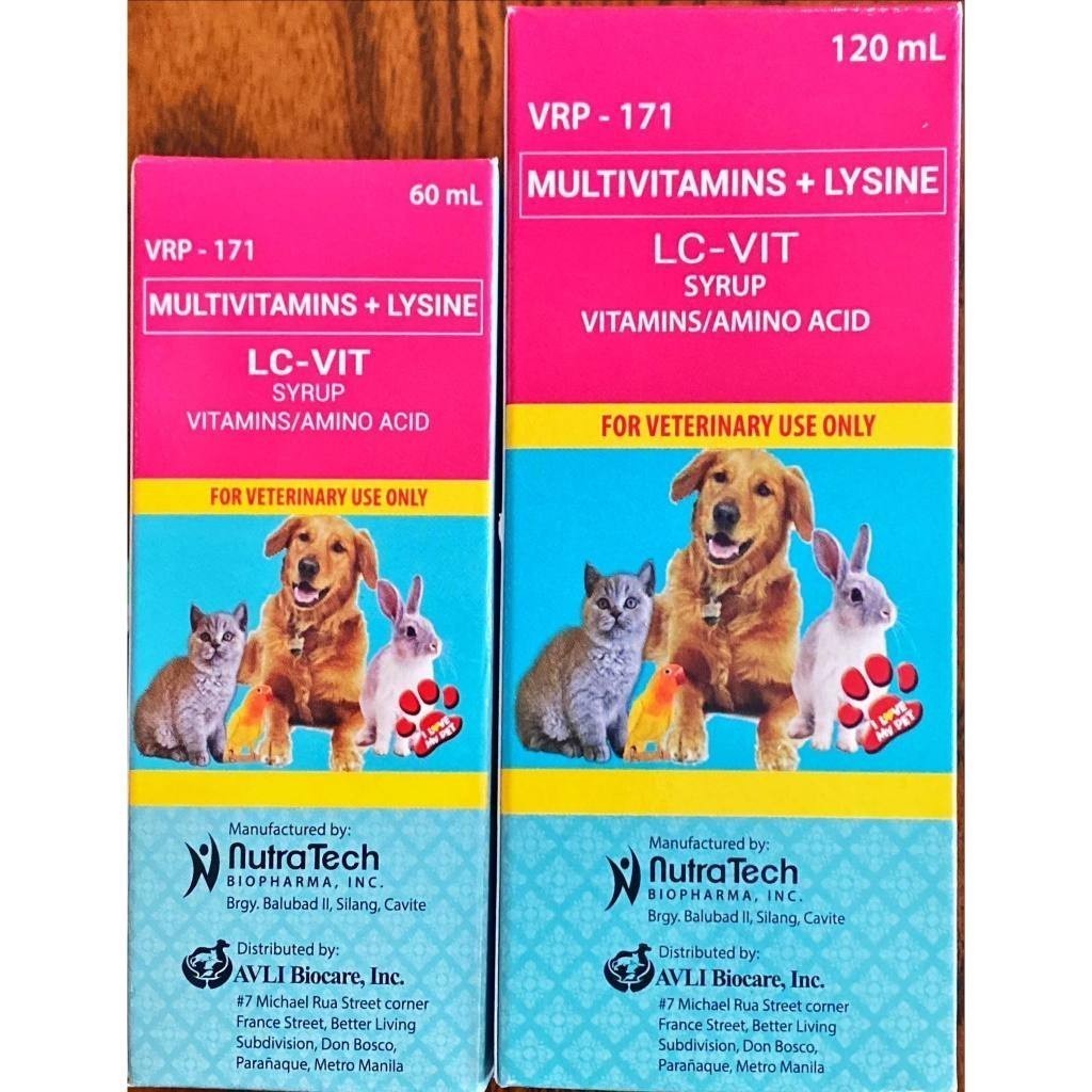 LC-Vit Multivitamins For Pets 60-120ml | Shopee Philippines