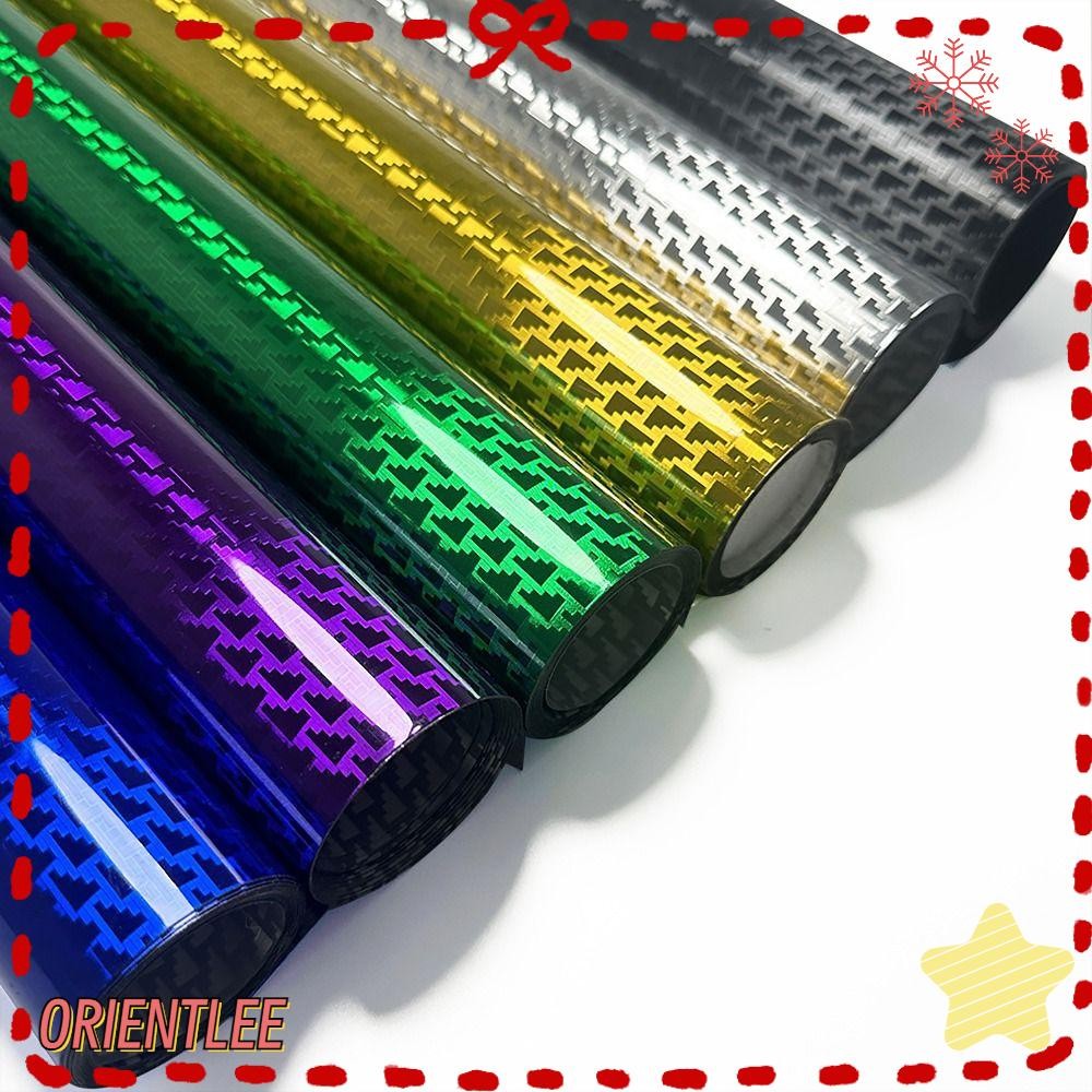 ORIENTLEE Carbon Fiber Vinyl Film, 50x30CM 152x10CM Forged Carbon Fiber ...