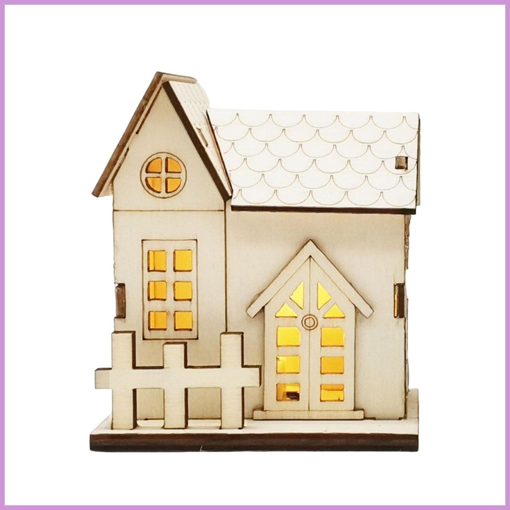Light Up Village Houses LED Ligh Mini Christmas Village House Winter ...