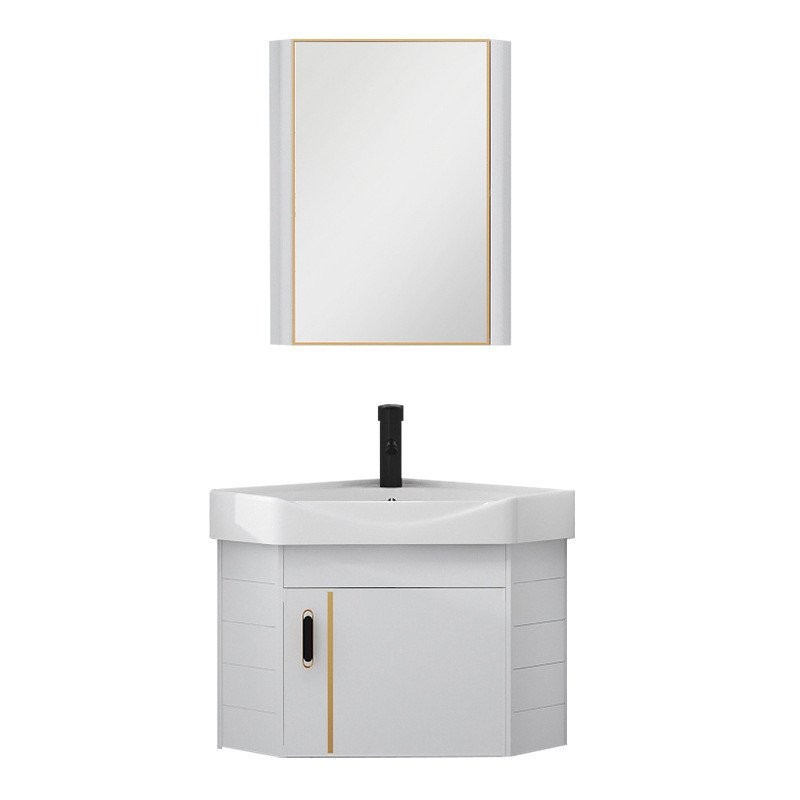 Wholesale Triangle Bathroom Cabinet Wall-Mounted Wash Basin Ceramic ...