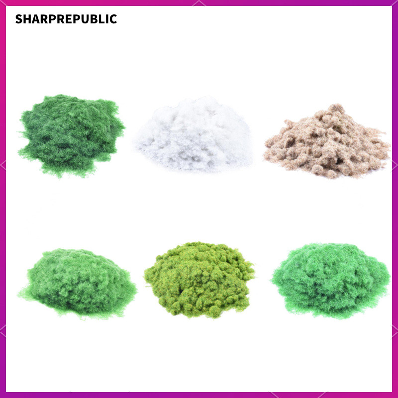 [SHARPREPUBLIC] 30g Artificial Grass Powder Sandbox Decor Micro ...