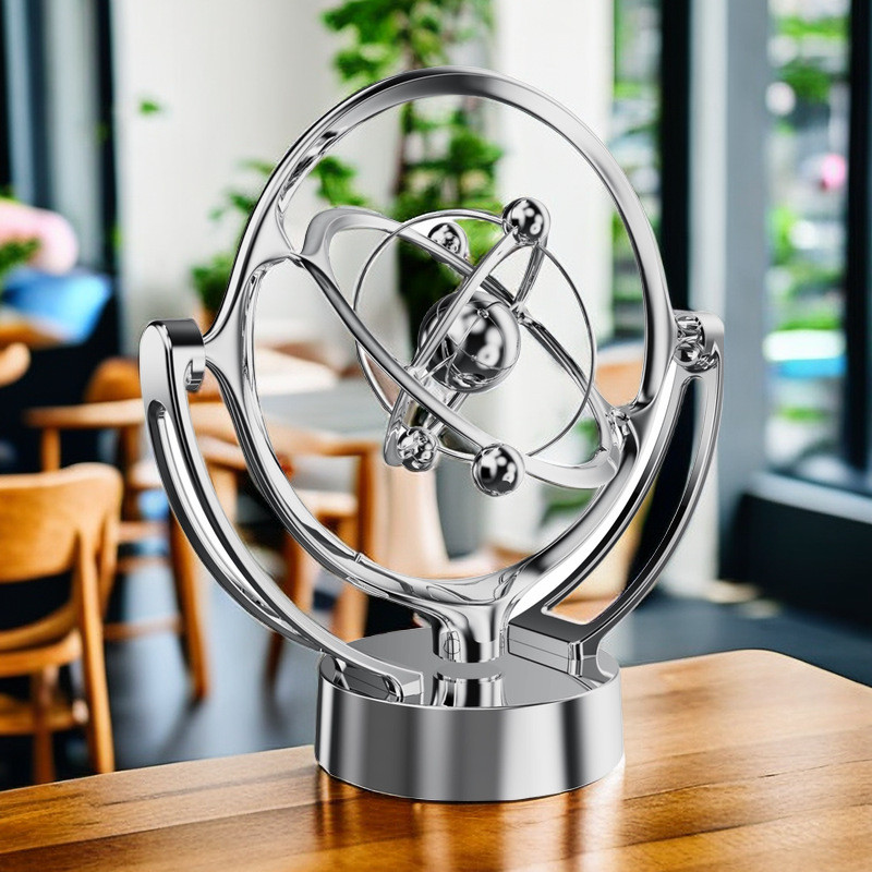 Decorations Earth Perpetual Motion Instrument Desktop Model Rotating ...
