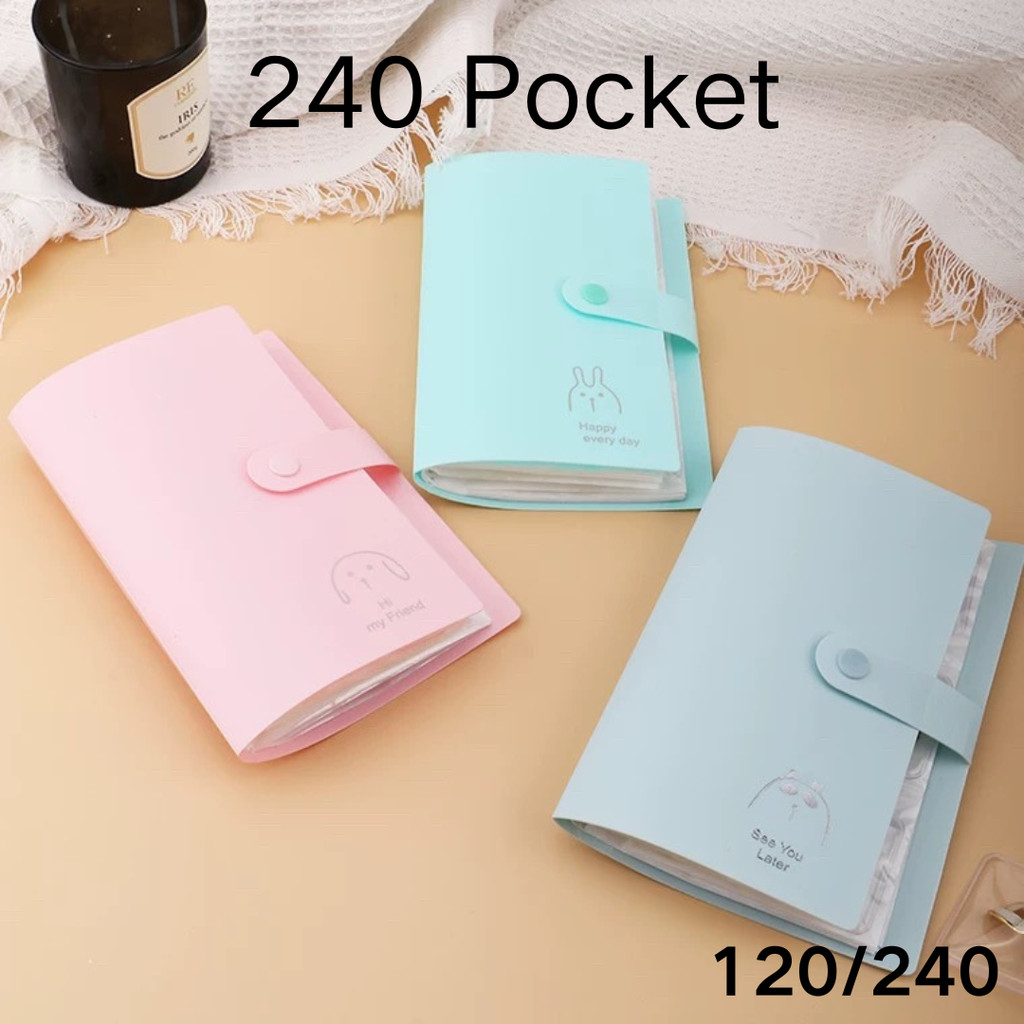 120/240 pockets capacity lomo card holder photocard book photo album ...