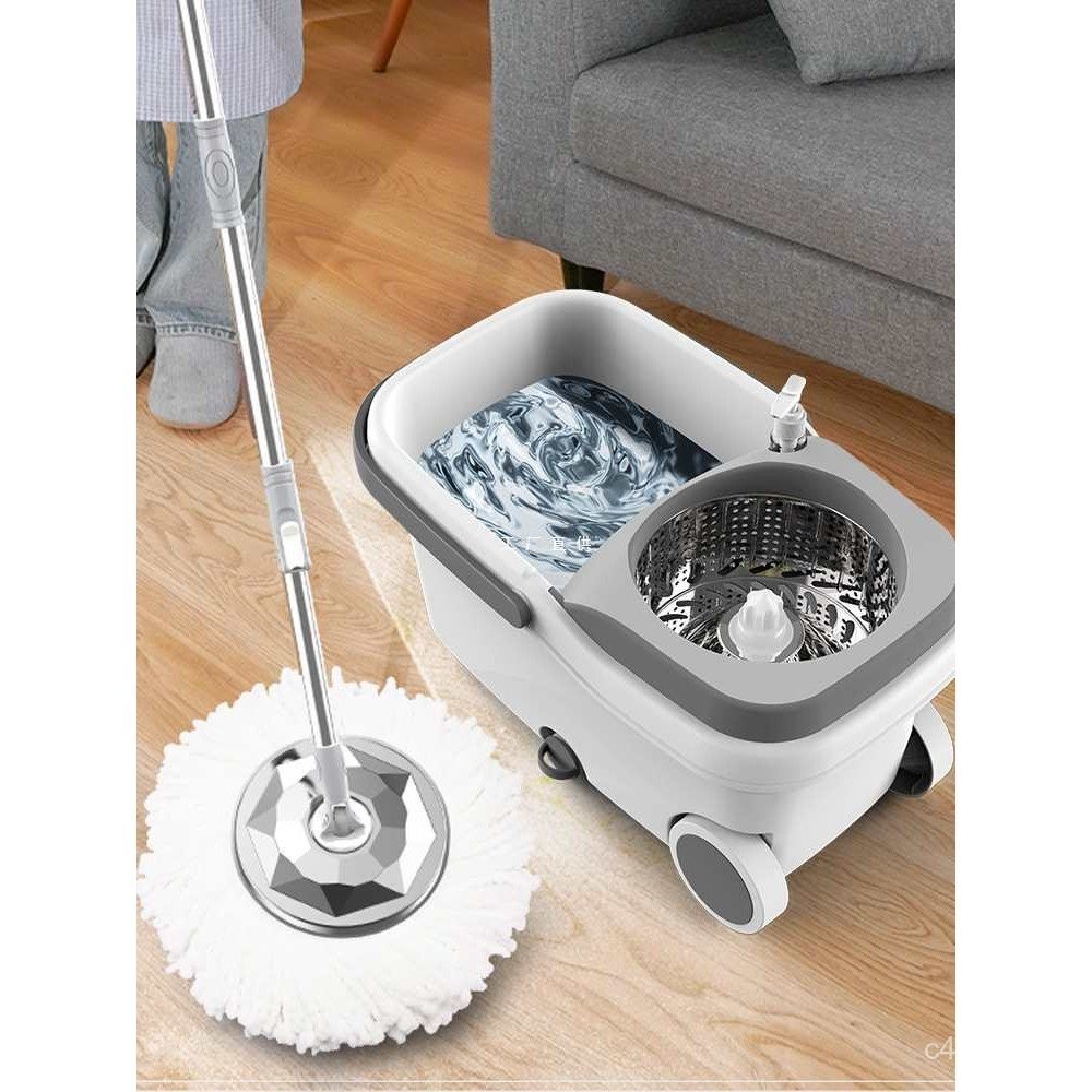 Rotary Mop Rod Universal Hand Washing Free Mop Household Mop Mop Bucket ...