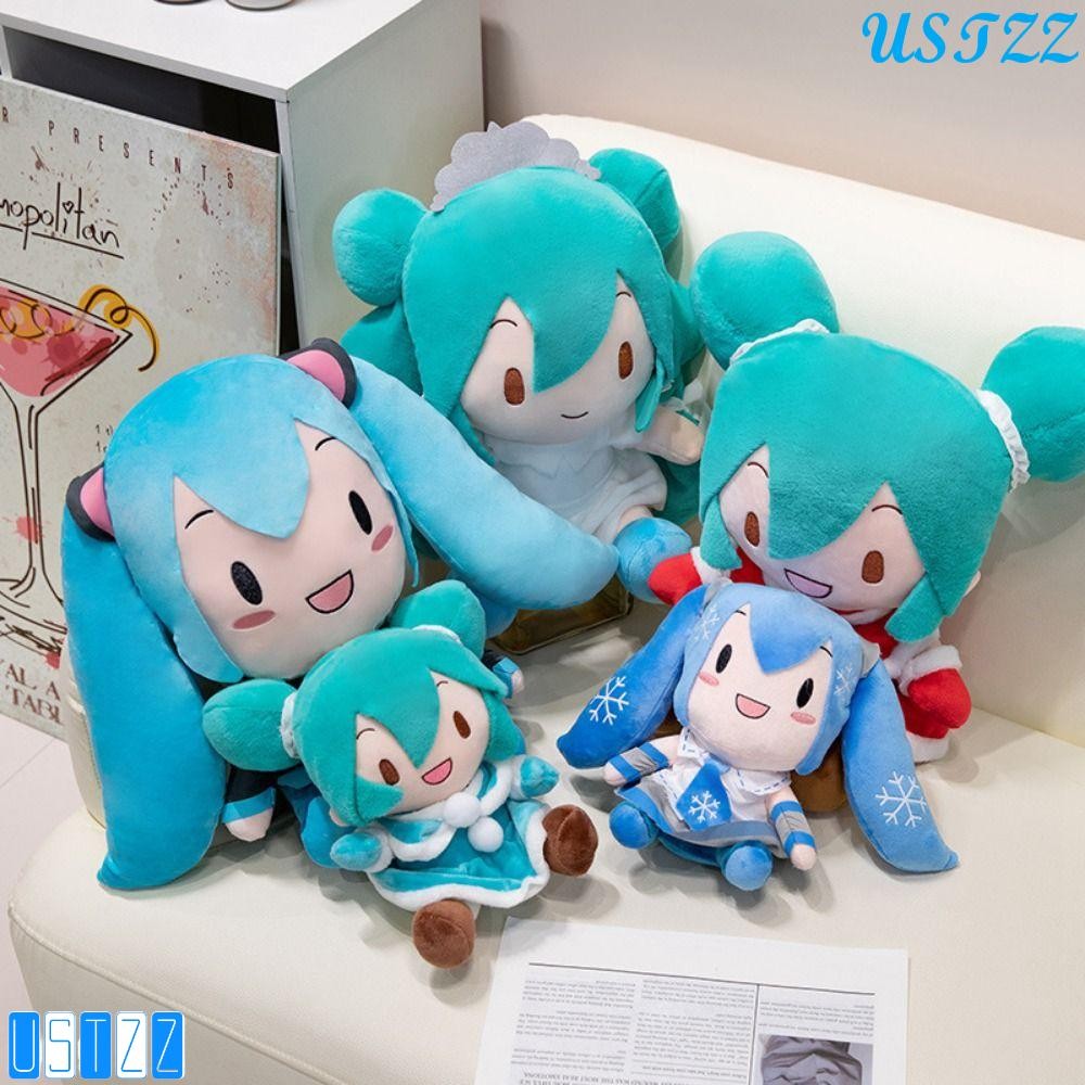 USTZZ Hatsune Miku Plush Doll, Fufu Cartoon Miku Stuffed Toys, Stuffed ...
