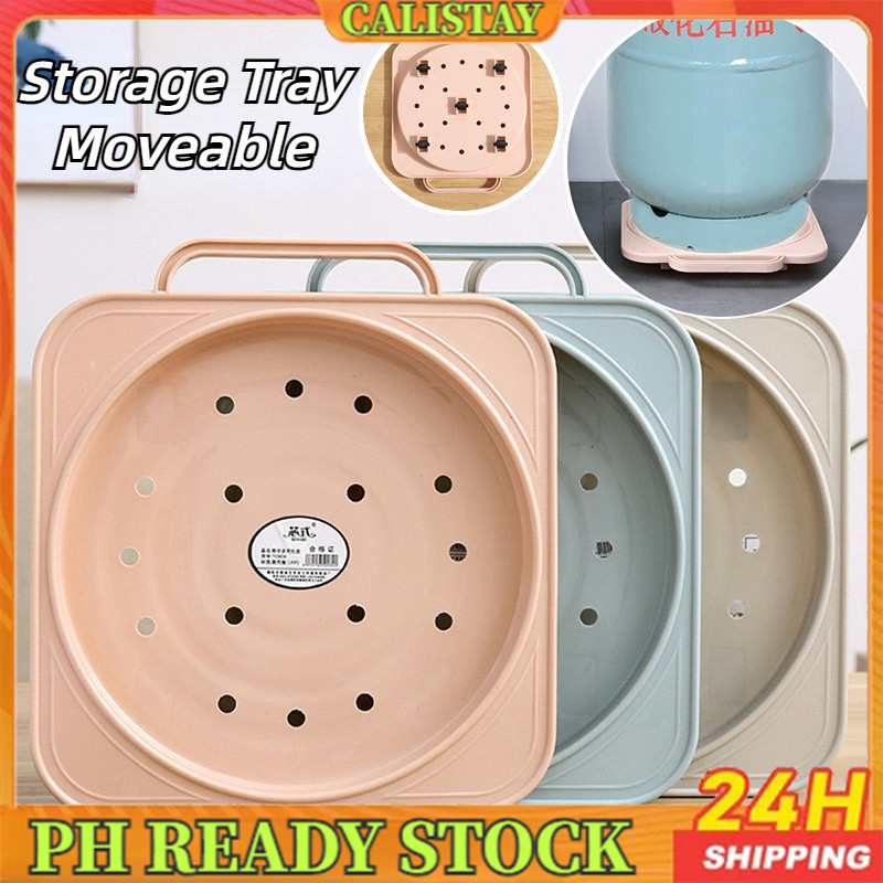 Moveable Rolling Storage Tray Moveable Gas Tank Swivel Bracket Plastic ...