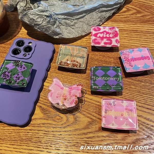 popsocket magsafe pop socket Niche simple creative square butterfly ...