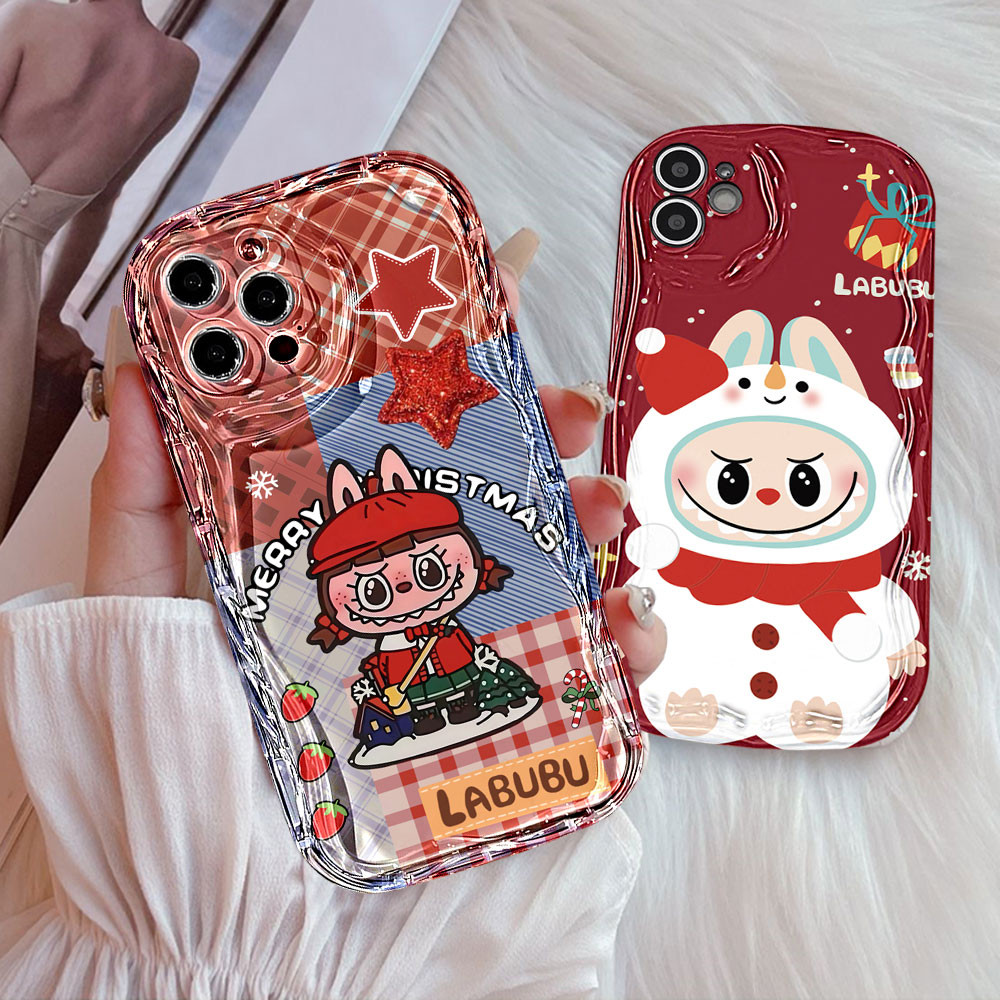 Red scarf Labubu for Redmi 14C Note13 13 Pro Redmi 12 12C 13C Note 12 ...