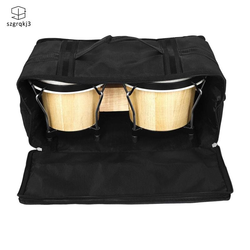 [szgrqkj3] Bongo Drum Storage Bag Bongo Gig Bag with Adjustable Strap ...