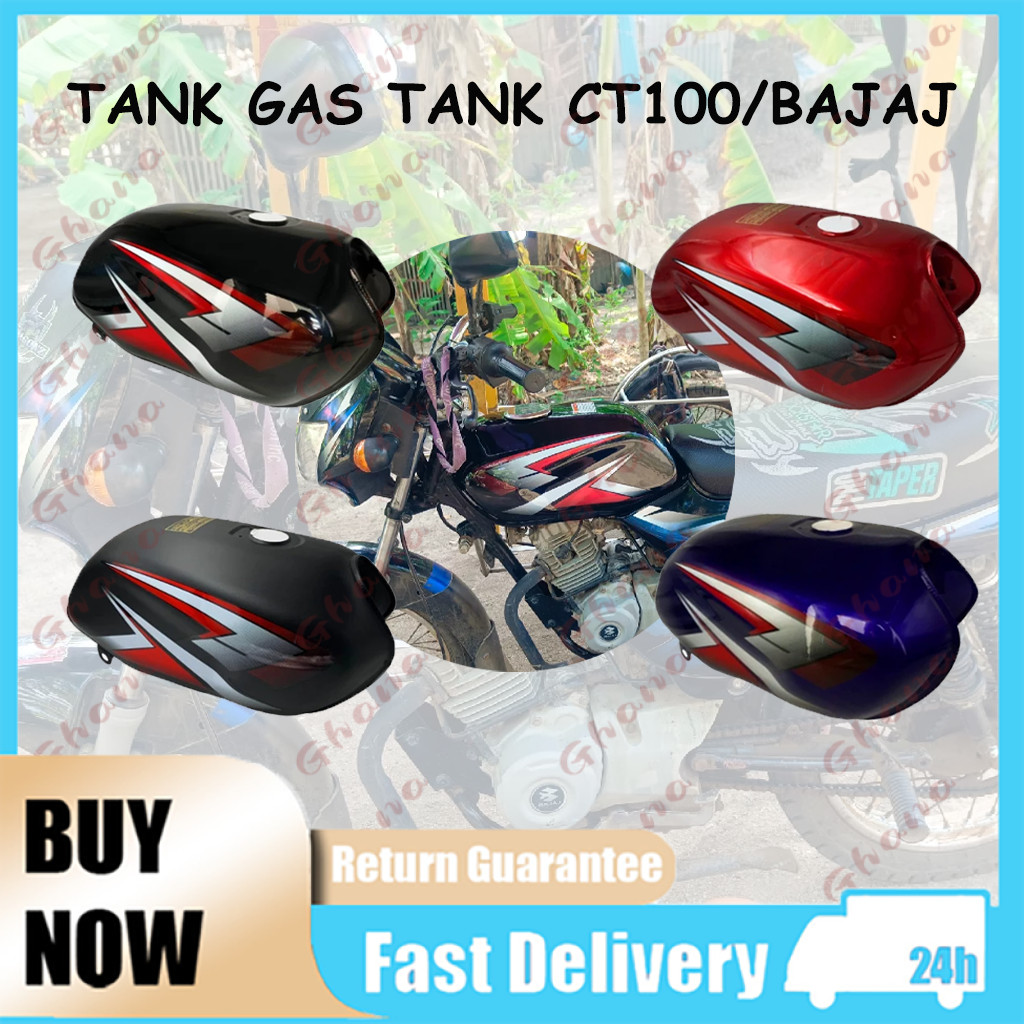MOTORCYCLE FUEL TANK GAS TANK CT100/BAJAJ | Shopee Philippines