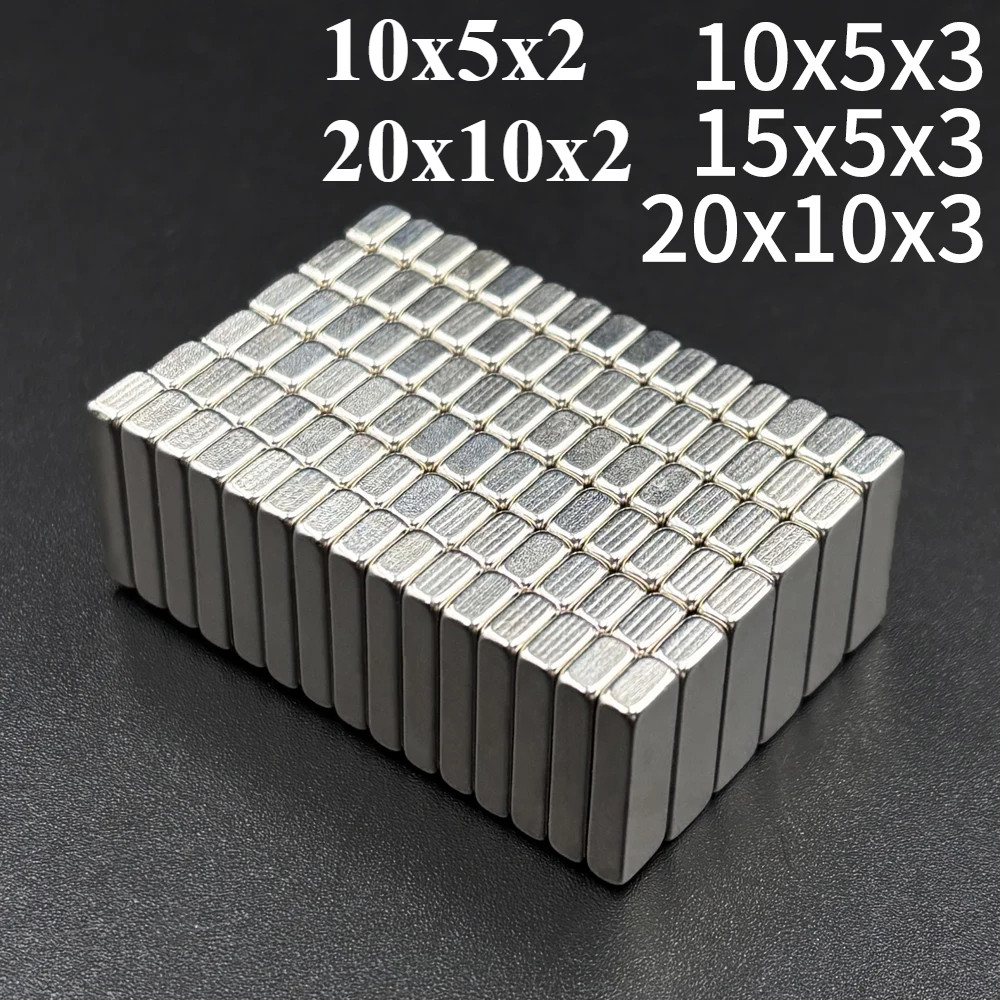 N35 Super Strong Neodymium Magnets 10/15/20mm X 5/10mm X 2/3mm NdFeB ...