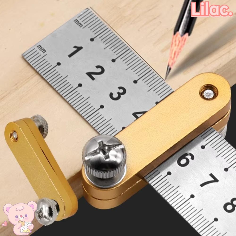 LILAC Steel Ruler, Aluminium Alloy Scriber Line Marking Gauge Scriber ...
