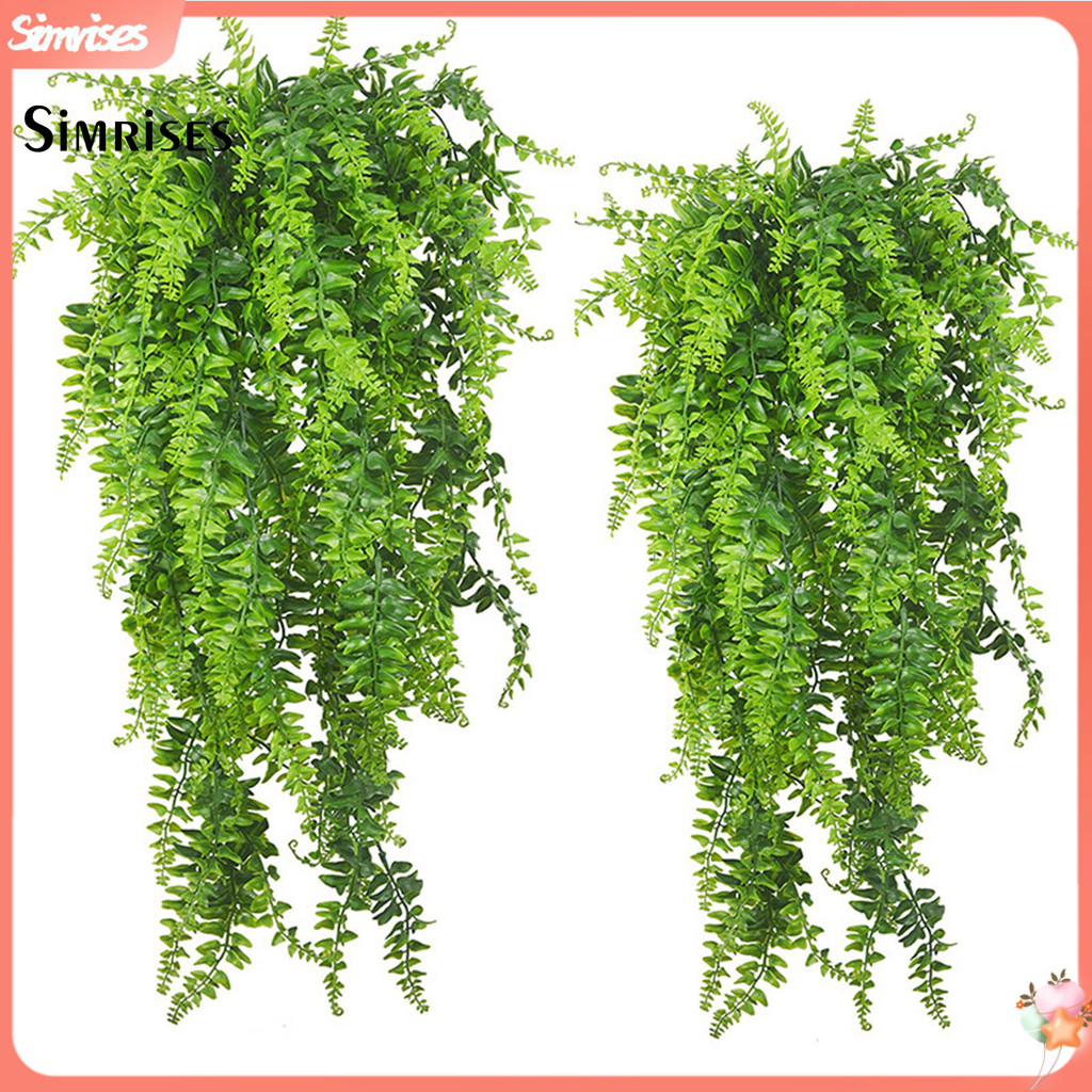 Simrises 78CM Artificial Fern UV Resistant Reusable Home Wedding Wall ...