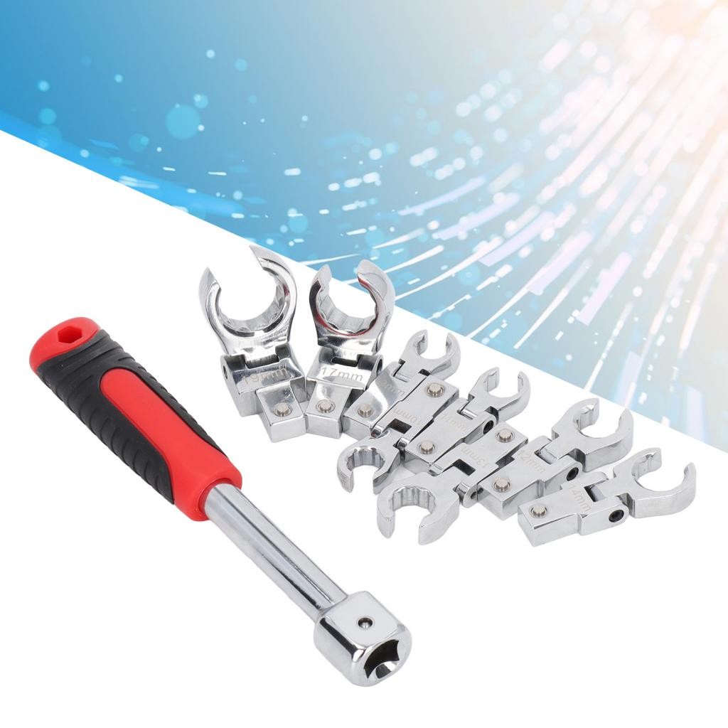 Ooidshop ZIZEV 9Pcs Ratchet Wrench 180° Rotating for Gear Removable Set ...