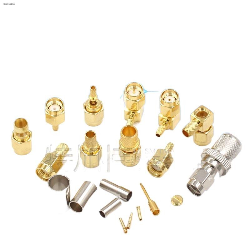 SMA-J/K-JW-1.5-3-5-7 male/female RF connector inner needle inner hole RG316 welding feeder ...